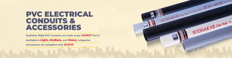PVC Electrical Conduits & Accessories by Sudhakar Group
